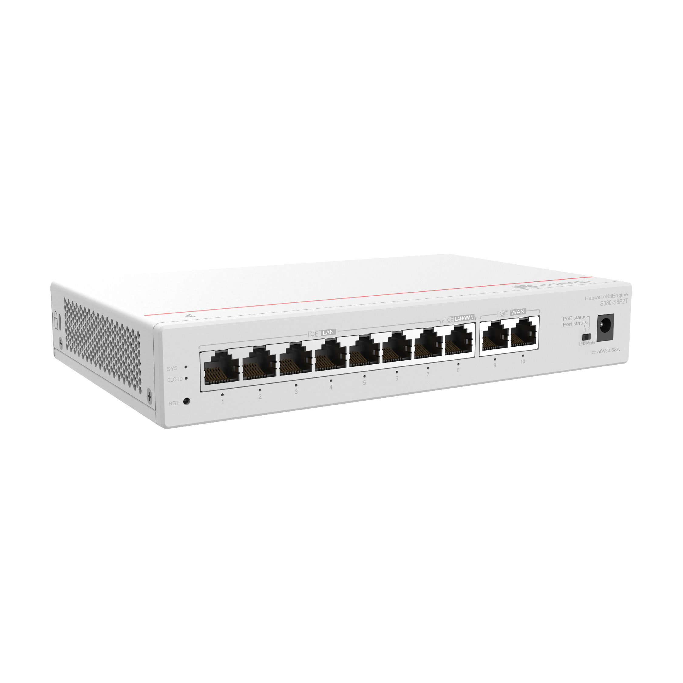 Huawei POE+ 10 Port Router | S380-S8P2T - eKit by Switchcom